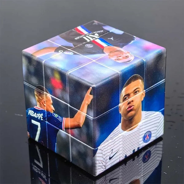 UV Cube - Soccer Player Mbappe – Cubewerkz Puzzle Store